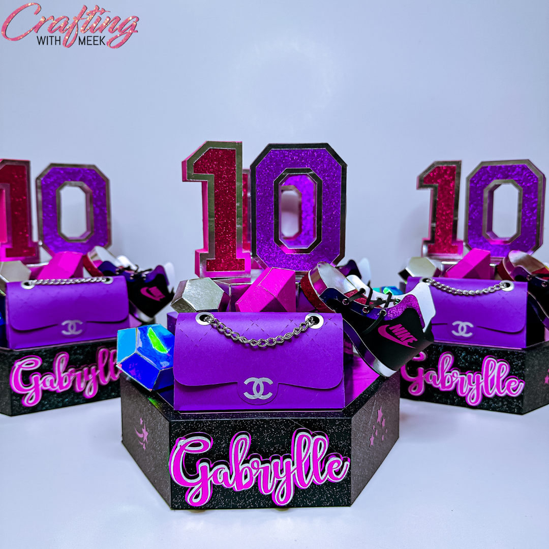 3D Centerpiece | Crafting With Meek LLC