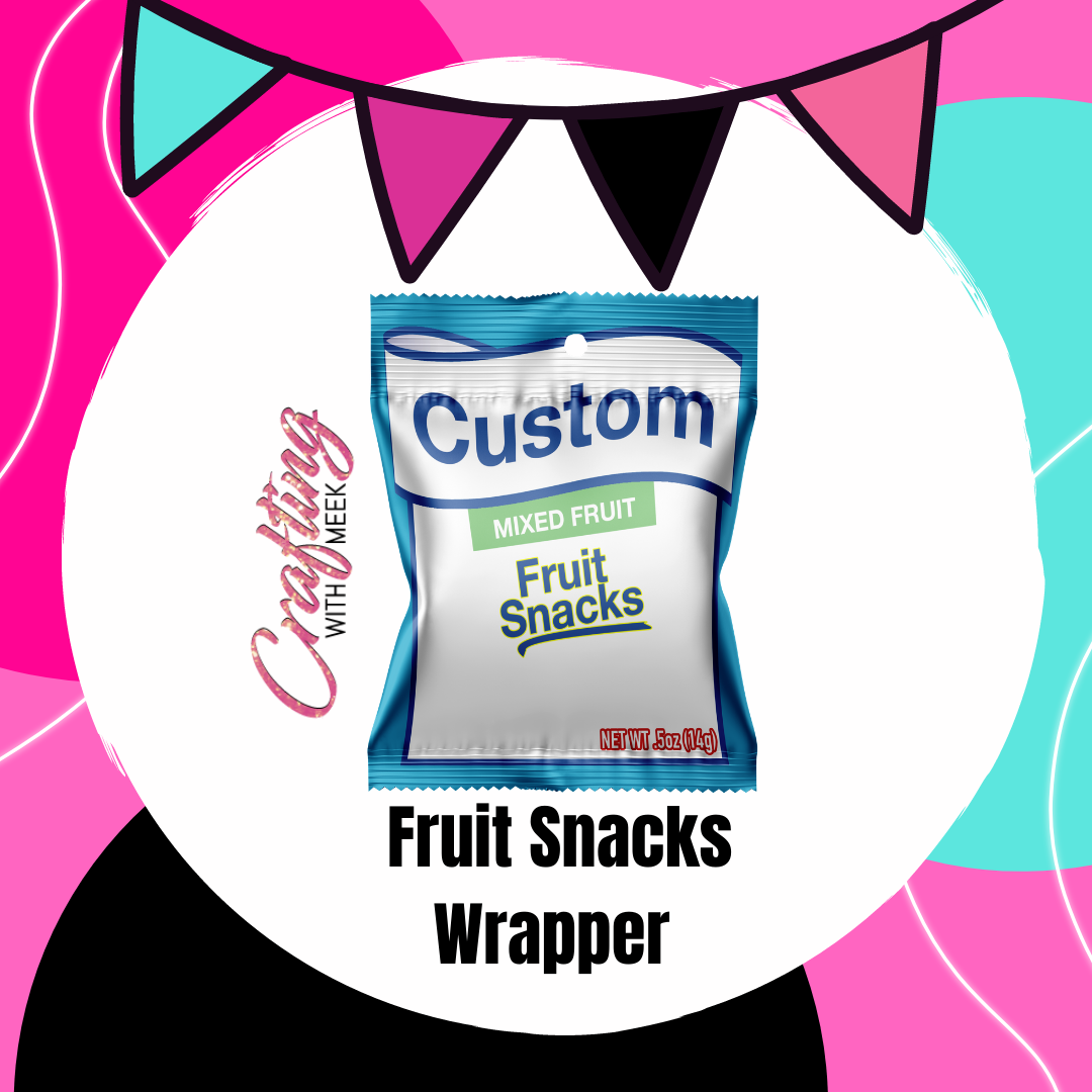 Custom Fruit Snacks Wrappers